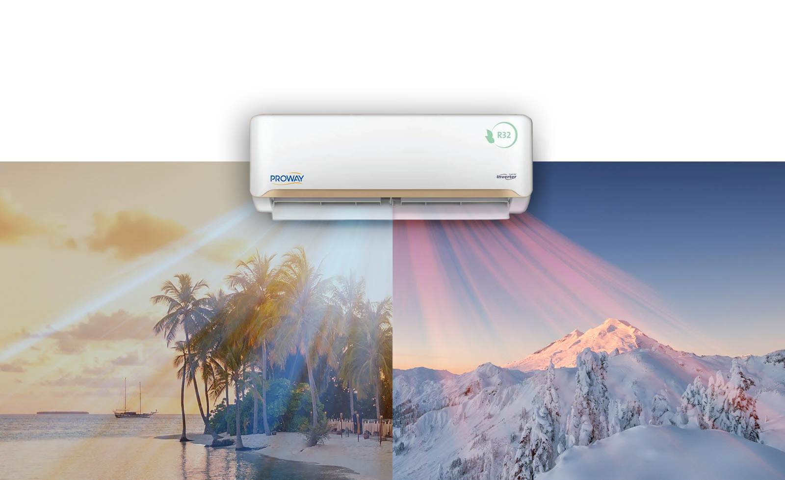 Jitco. PROWAY مكيف الهواء الثابت, 2 طن, أبيض